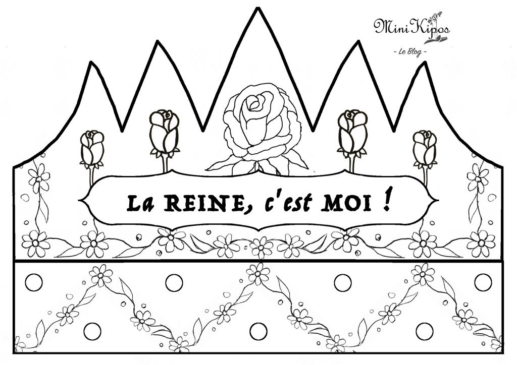 Couronnes à colorier - MiniKipos Le Blog